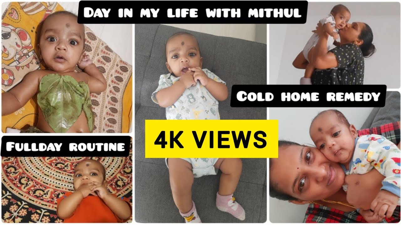 தமிழில்:Day in my life with Mithul/How we manage newborn in canada ...