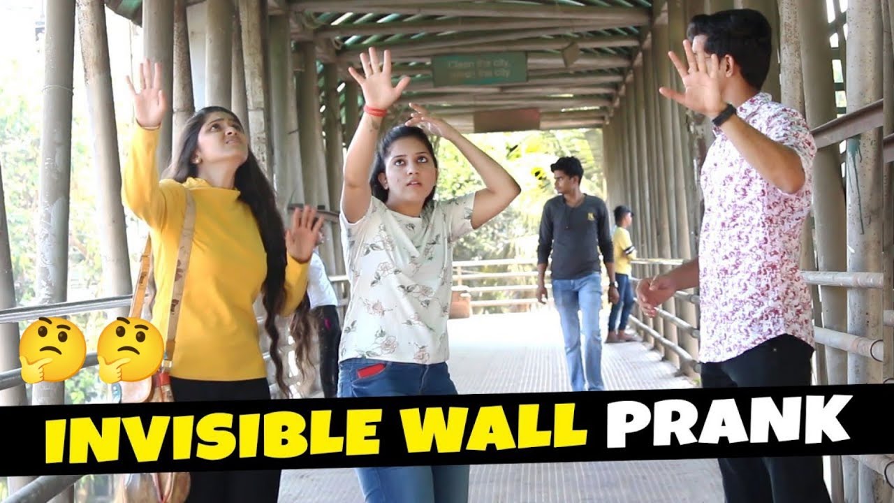 Invisible Wall Prank | Awesome Funny Reaction on public. by prank tv ...