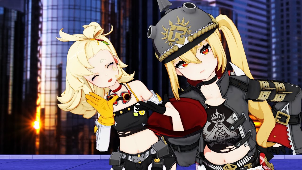 [ MMD Zenless Zone Zero ] Kiss Kitsune - Piper & Lucy #zenlesszonezero #piper #lucy #mmd #fyp ...