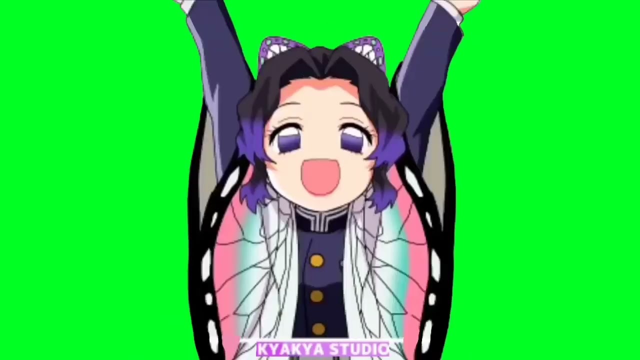 Anime Green Screen: Demon Slayer - Shinobu - YouTube