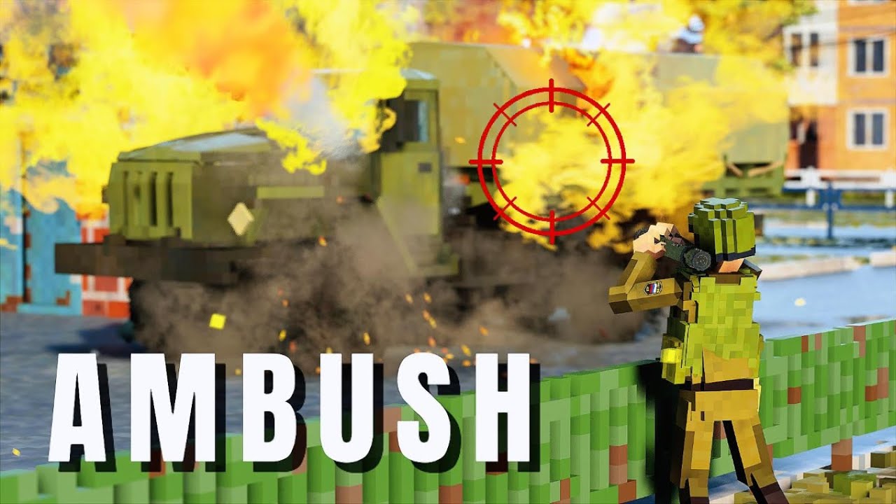 💥REALISTIC MILITARY AMBUSH – ATGM, IED & RPG Destruction ! - YouTube