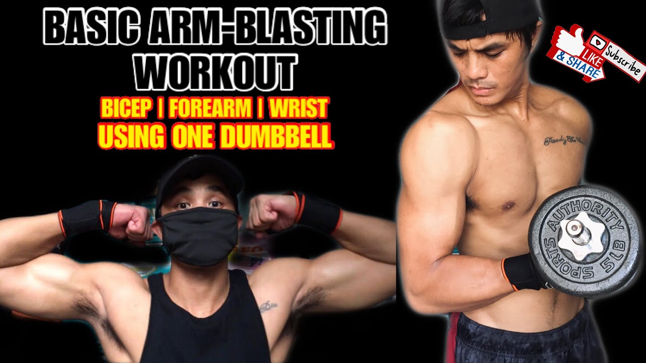 BASIC ARM BLASTING WORKOUT | Biceps | Forearm | Wrist - YouTube