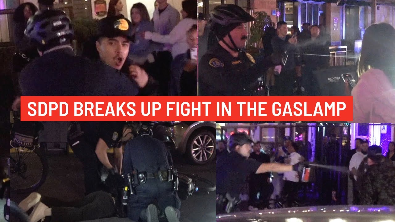 SDPD Breakup Fight In The Gaslamp - YouTube