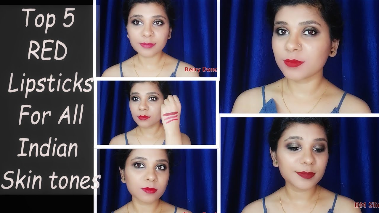 Top 5 Red Lipsticks for all Indian skin tone | My favorite red ...