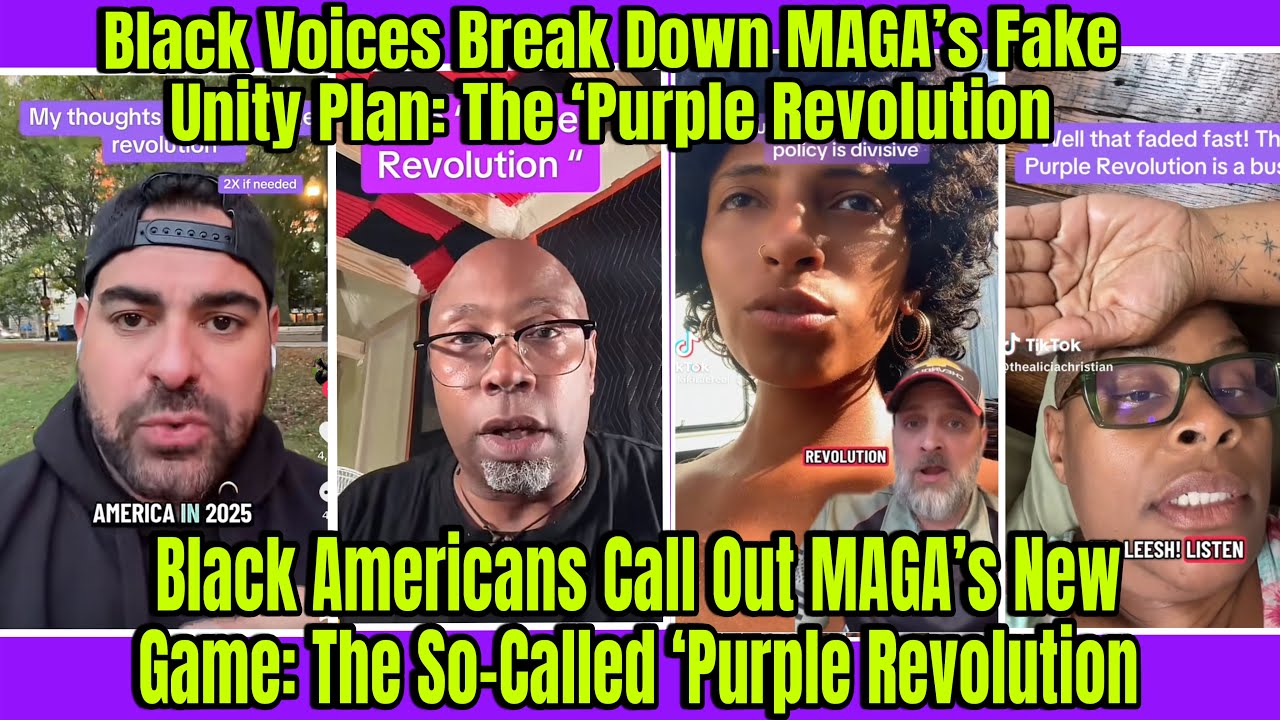 BLACK Americans Call Out MAGA’s New Game: The So-Called ‘Purple ...