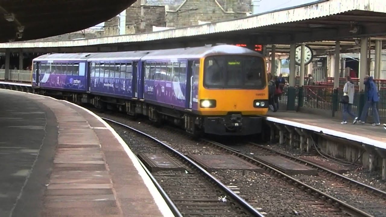 NORTHERN PACER 144021 ARRIVES AT CARNFORTH STATION 170813 - YouTube