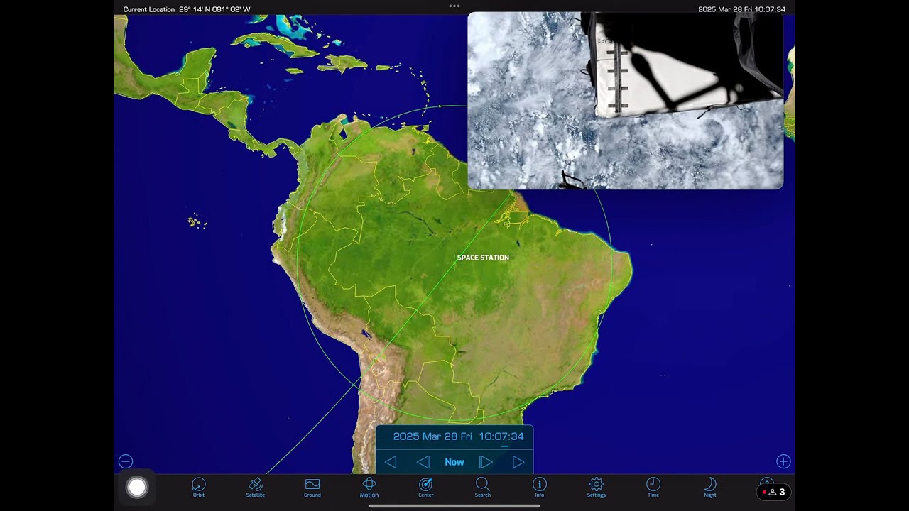🚀 Live Video From The International Space Station - March 29, 2025 ...