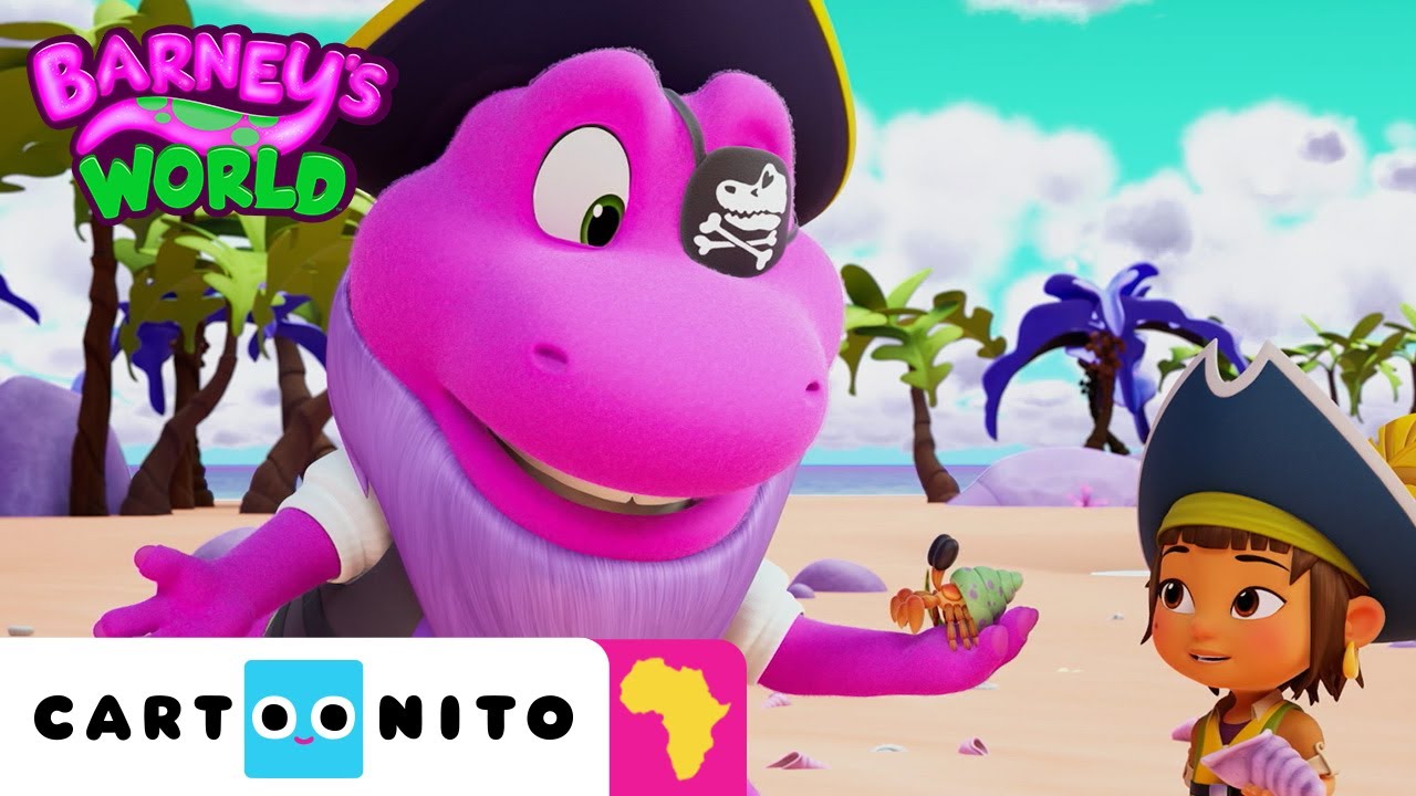 The pirates and the crab 💜 | Barney's World | Cartoonito Africa ...