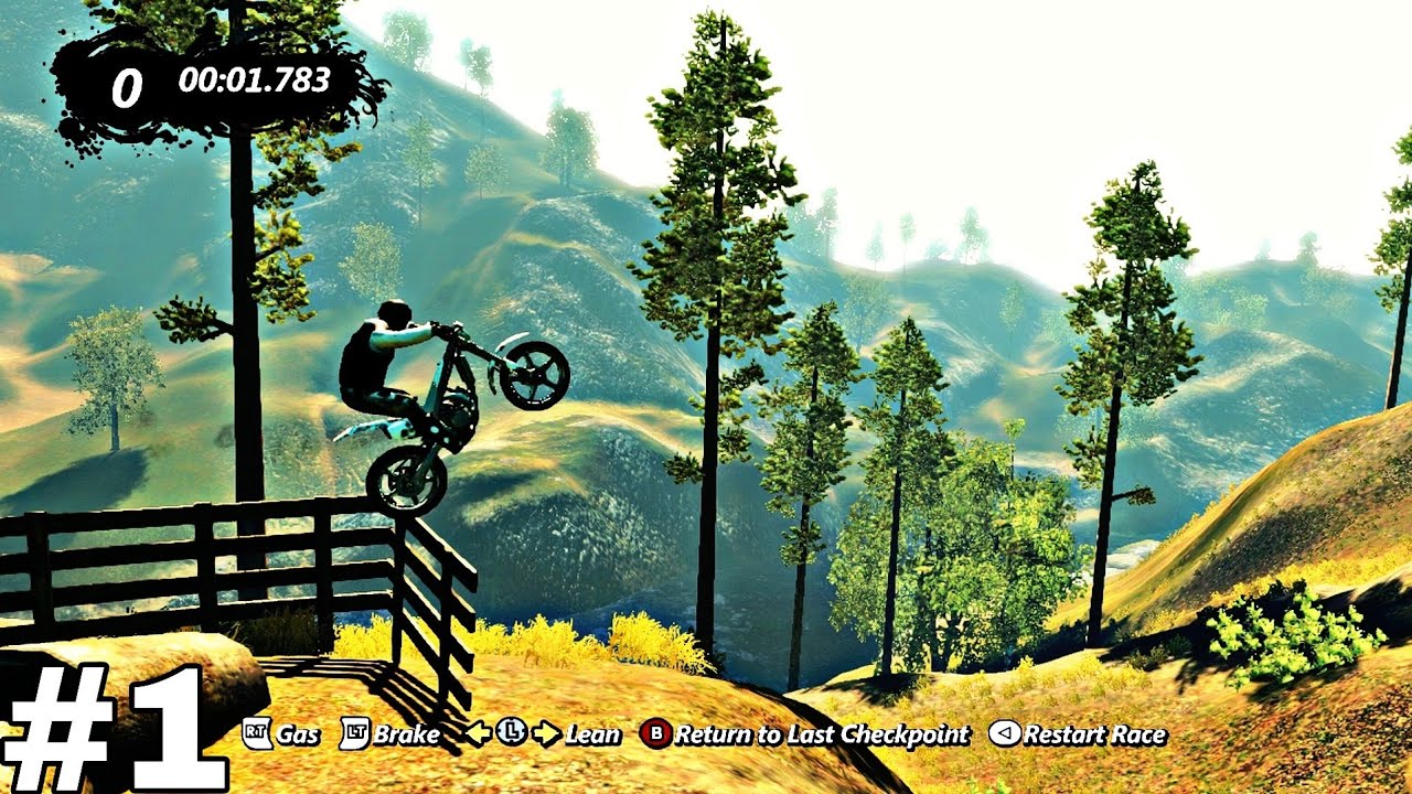 Trials Evolution Gameplay Walkthrough Part 1 - Ridge Tracer - YouTube
