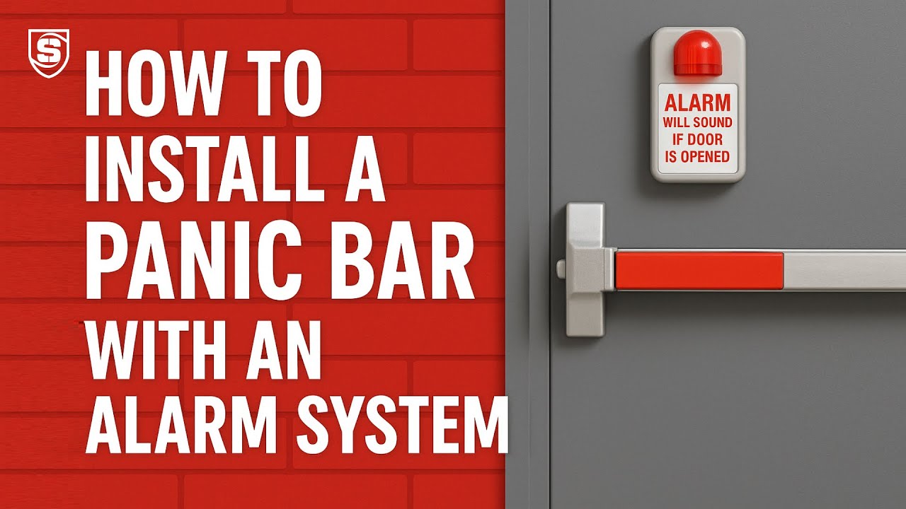 How to Install a Panic Bar with an Alarm System | Commercial Locksmith ...