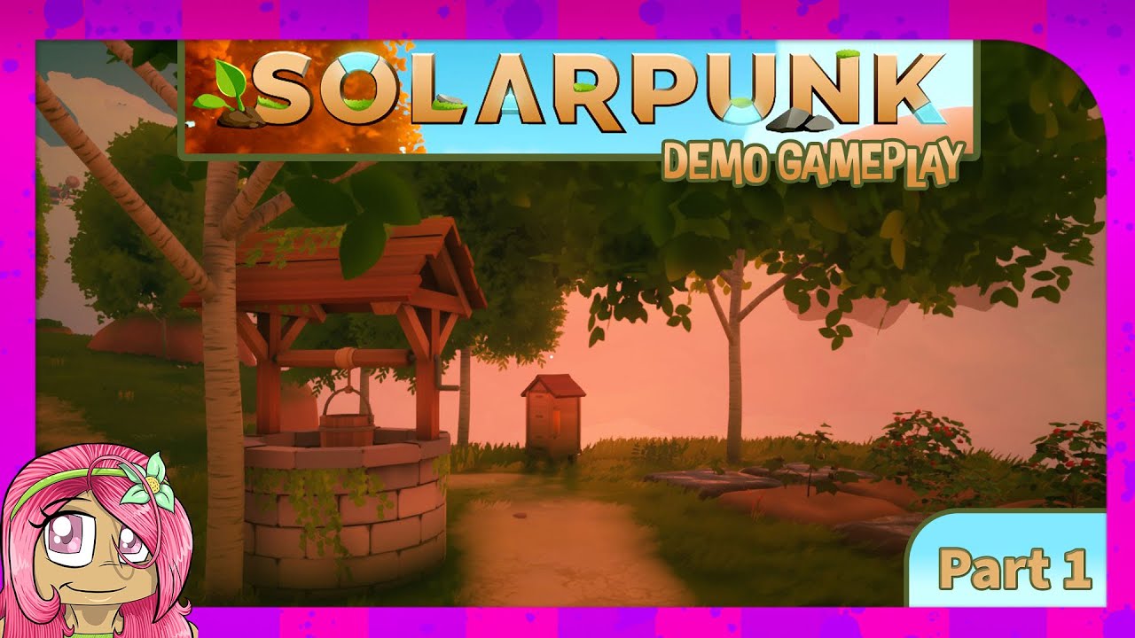 New Cozy Island In The Sky | Solarpunk Demo Gameplay - YouTube