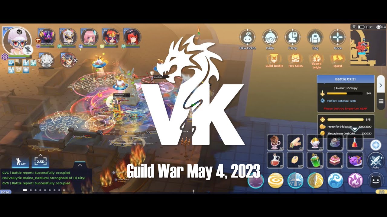 [ROM] VK Guild GvG (Zone) [SLAYER] May 4, 2023 {D•RYUJI} - YouTube