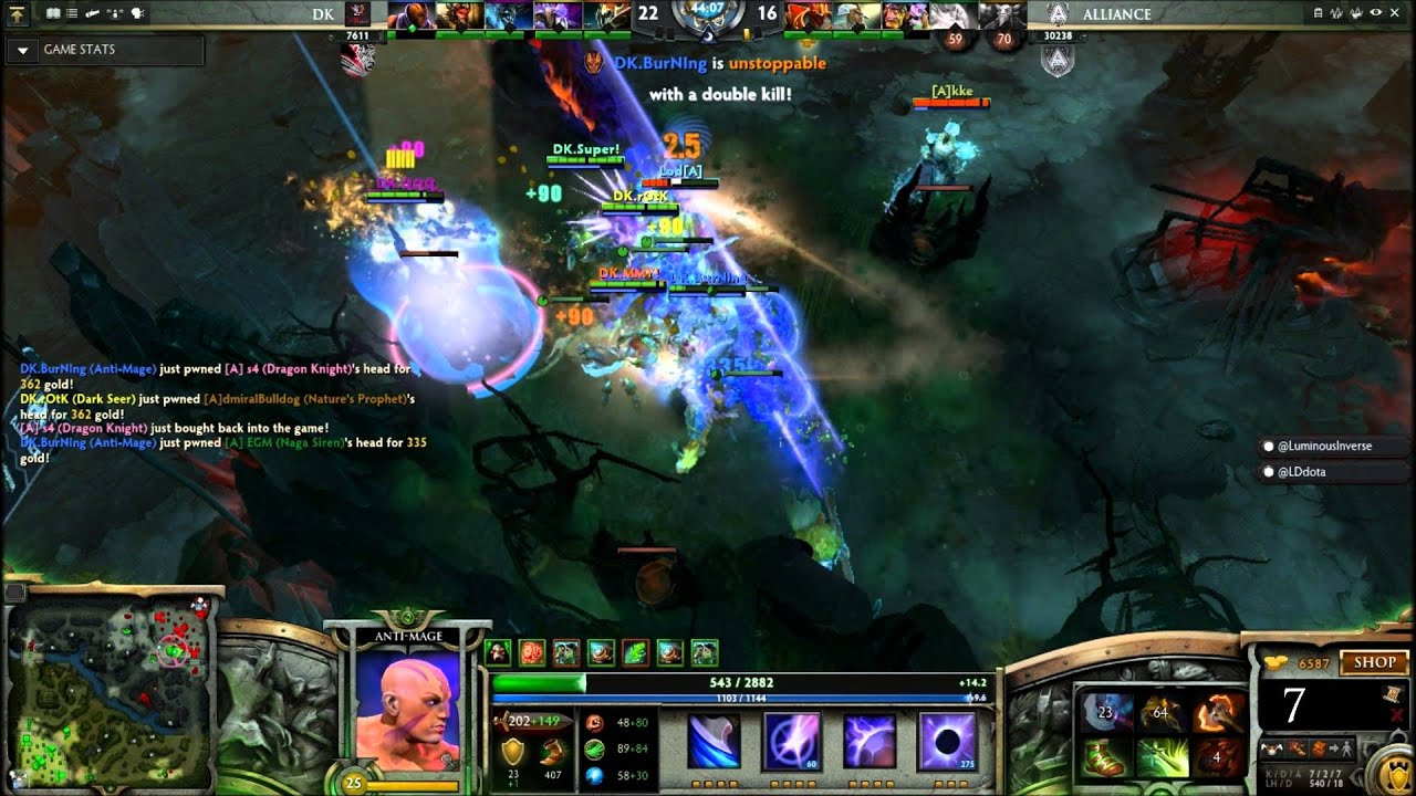 Dota 2 Burning - Dota 2 Legends - DK Burning vs Alliance - TI3 - YouTube