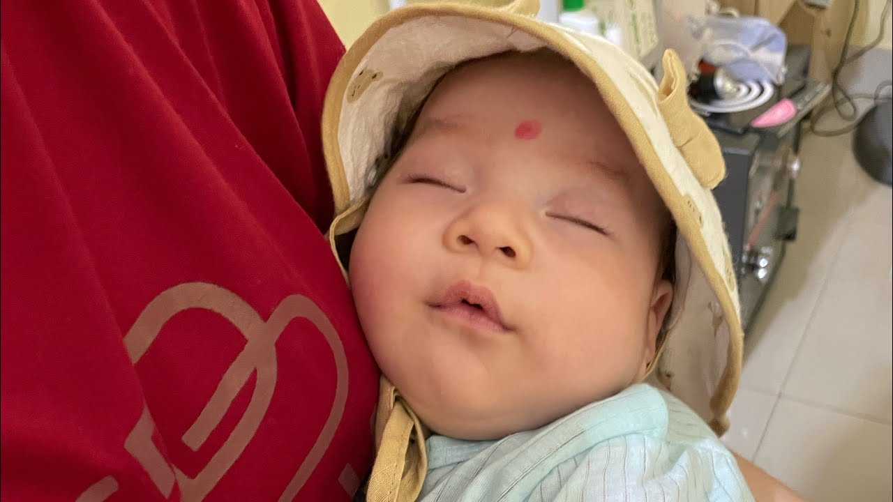Bé DUY Mỡ tập lẫy hăng say dù đã là 1h sáng - ( 3 tháng 2 ngày tuổi ...