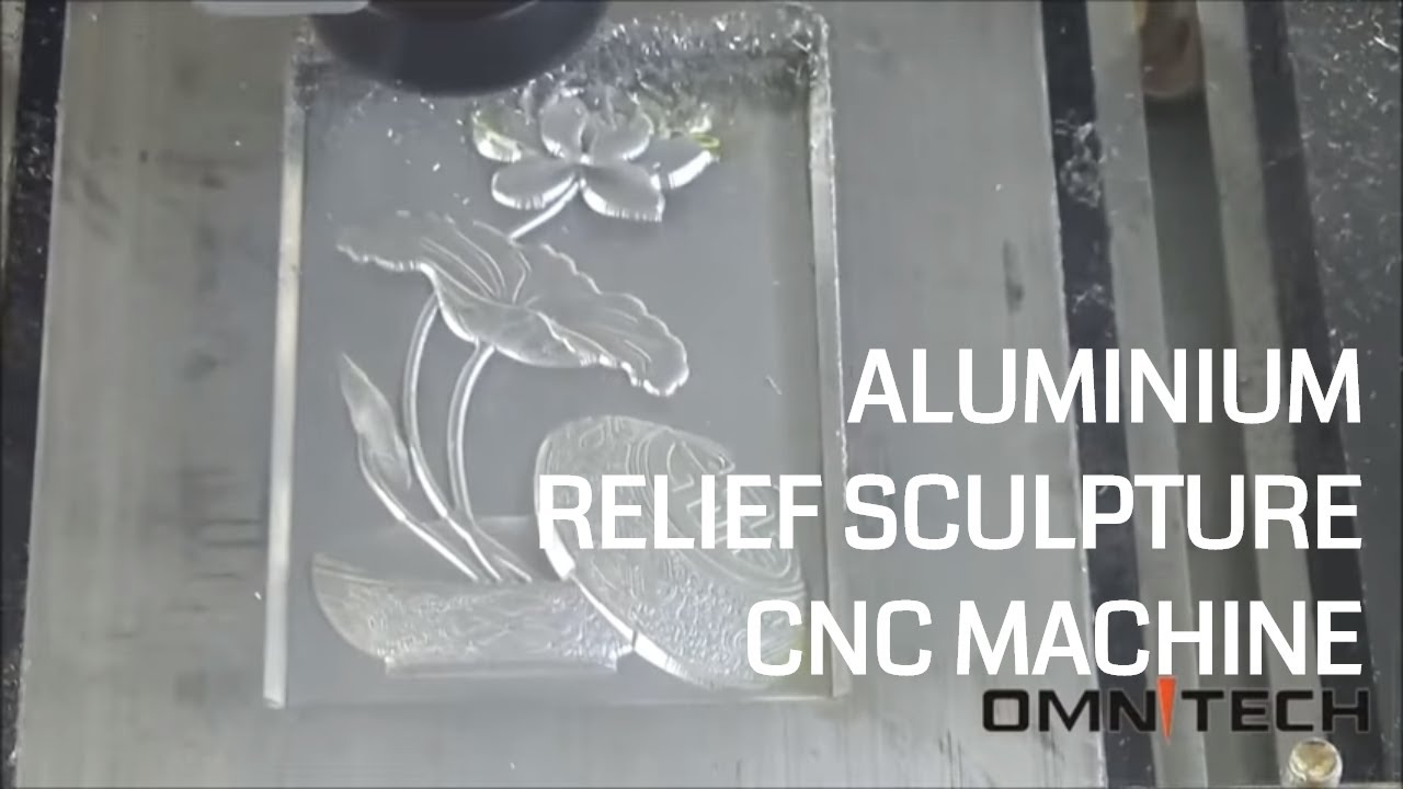 Aluminium Lotus 3D Engraving Relief Sculpture CNC Router Machine - YouTube