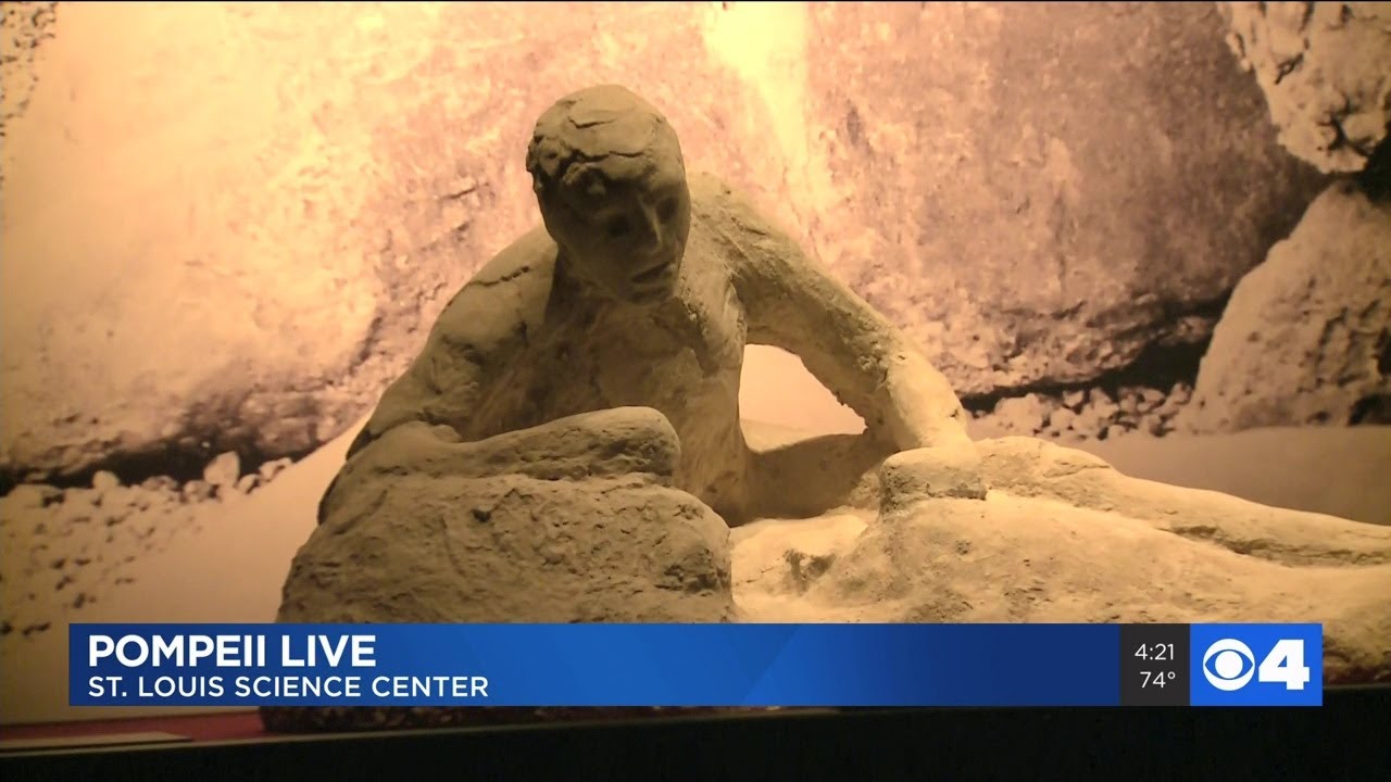 Pompeii Volcano exhibit opens at the Science Center - YouTube