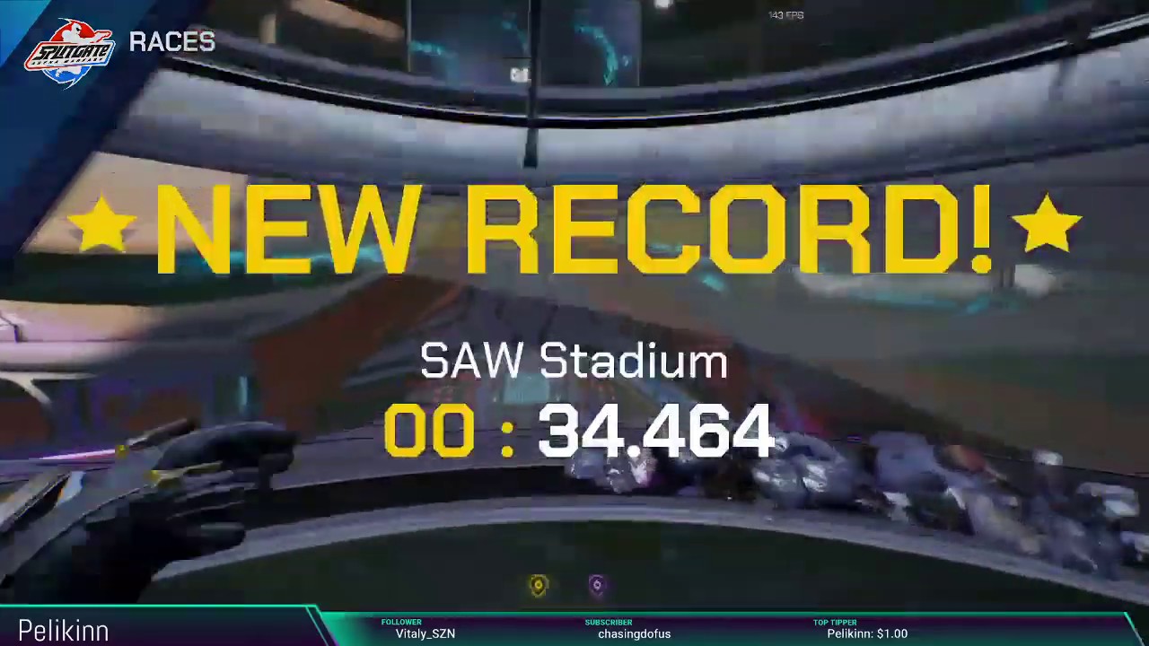 Splitgate Global Rank 10 Stadium Race : 34.46s - YouTube