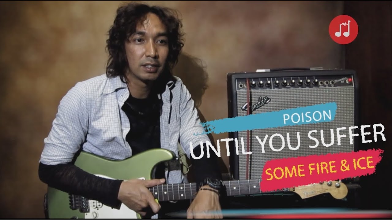 Belajar gitar - chord lagu (Poison -until you suffer some fire and ice ...