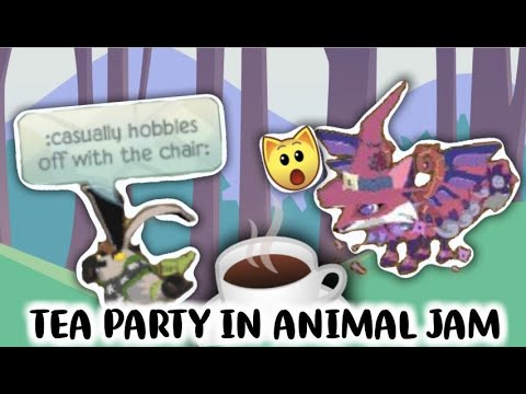 TEA PARTY IN ANIMAL JAM? - YouTube