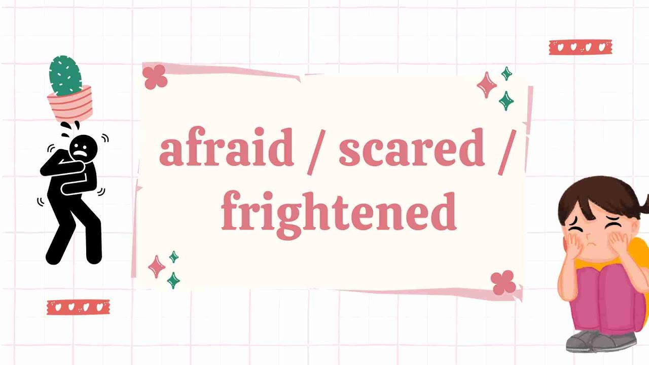 Phân Biệt Afraid, Scared, và Frightened | Ngữ Pháp Tiếng Anh Cơ Bản ...