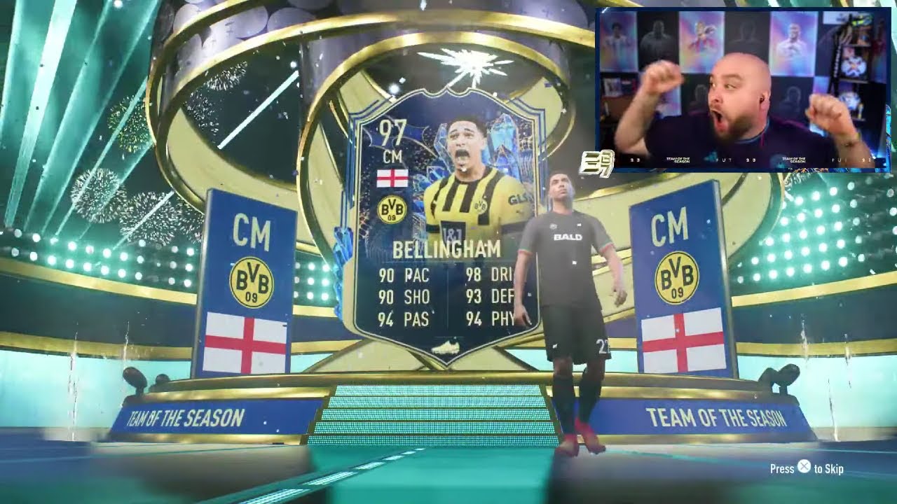 Bateson87 packs 97 Jude Bellingham TOTS - YouTube
