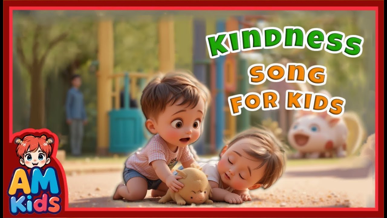 🌈 Be Kind Song for Kids 🎵 | Manners & Empathy 🧒 ️ | Animated Nursery ...