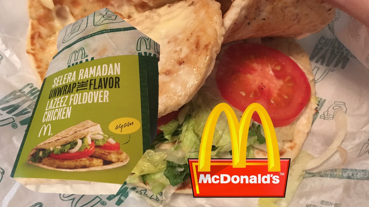 Lazeez Foldover Chicken in McDonald's Selera Ramadan Menu - YouTube