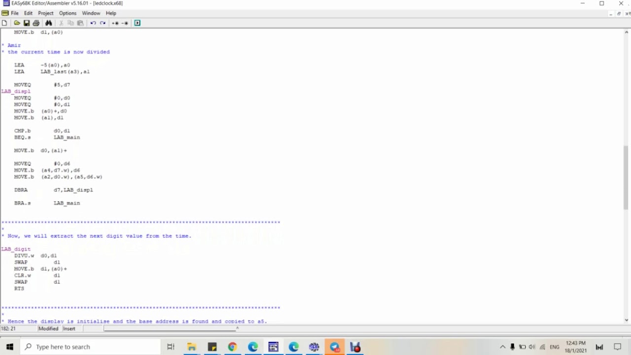 Microprocessor PBL Video : Digital Electronic Clock - YouTube