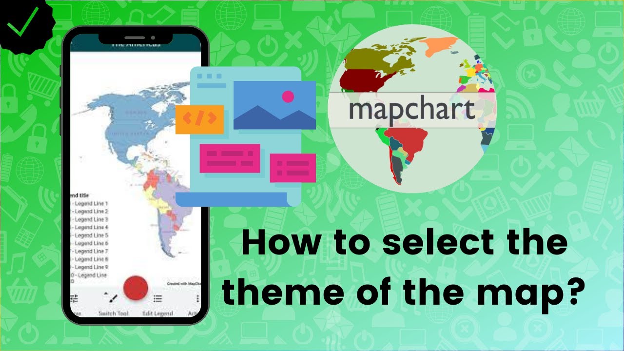 How to select the theme of the map on MapChart? - YouTube