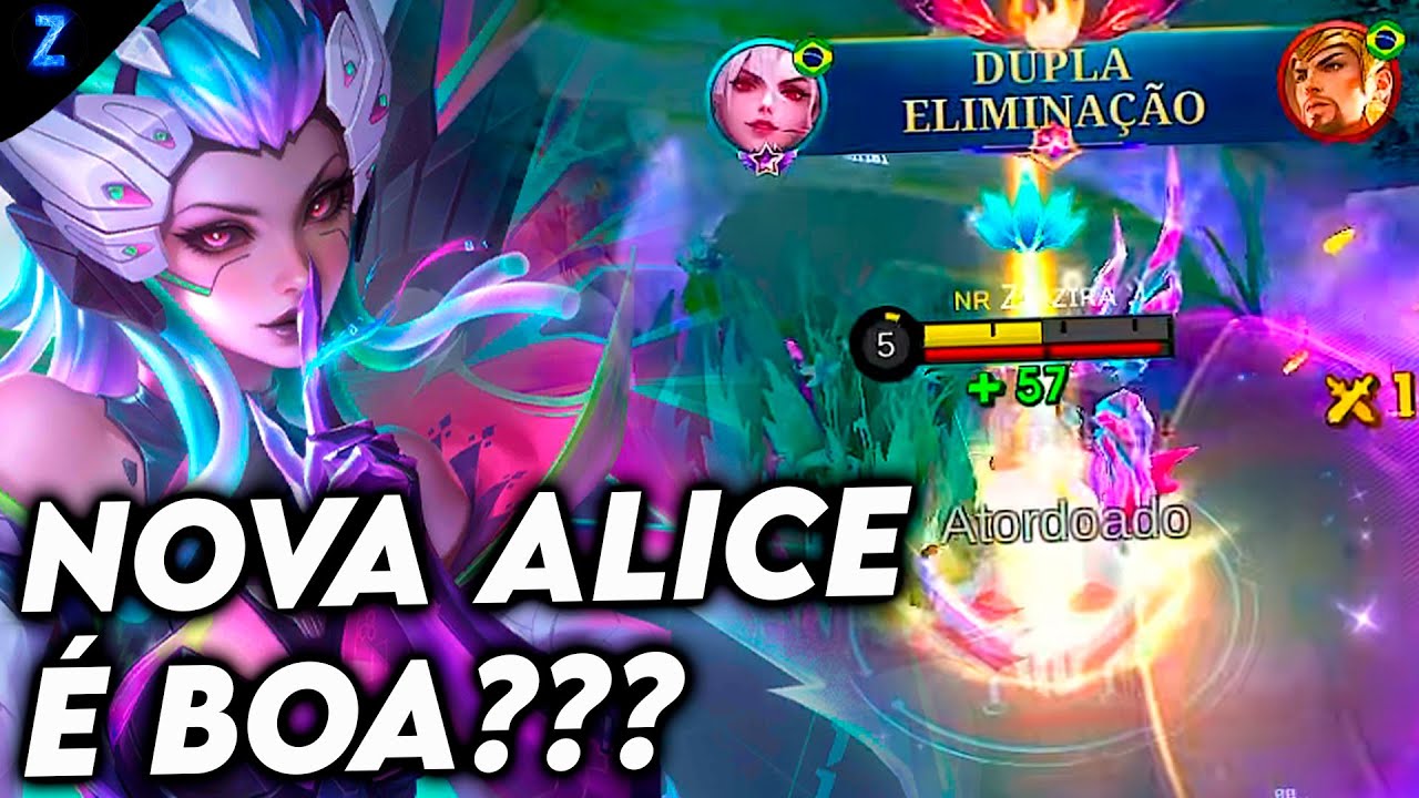A NOVA ALICE FICOU MELHOR?? - ALICE GAMEPLAY | Mobile Legends - YouTube
