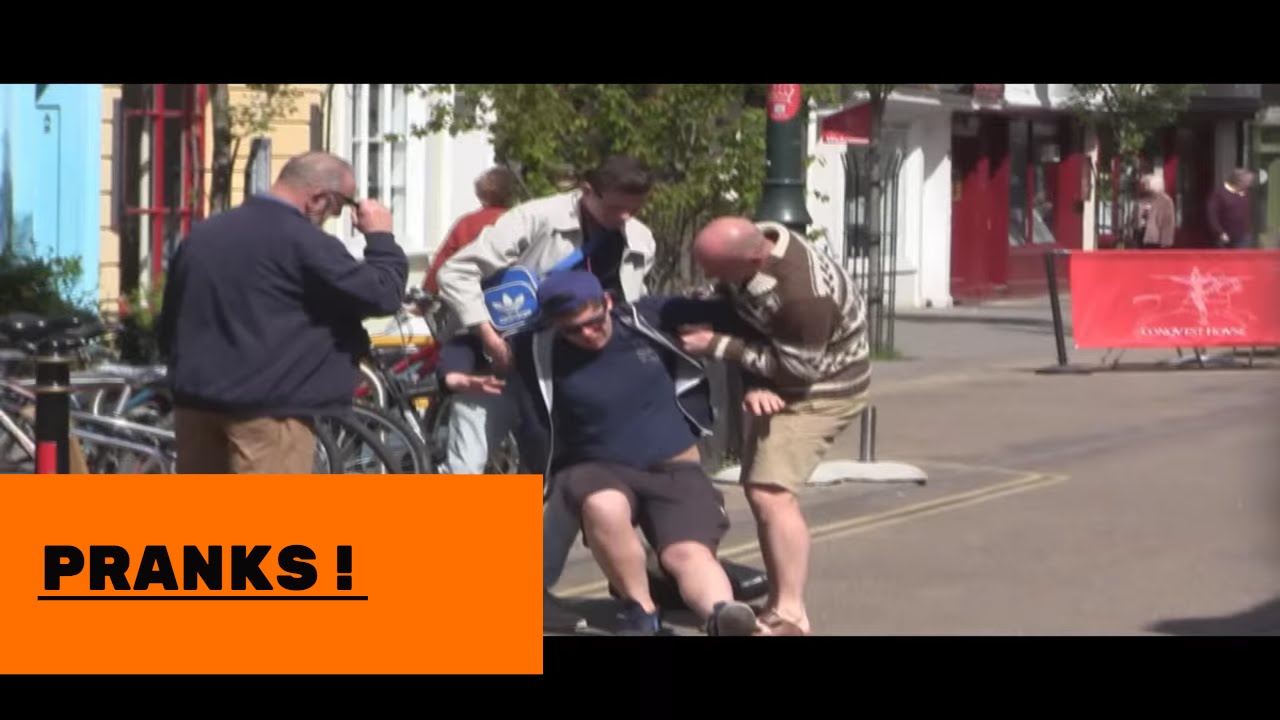 NEW PRANK - FALLING OVER PART 2 - YouTube