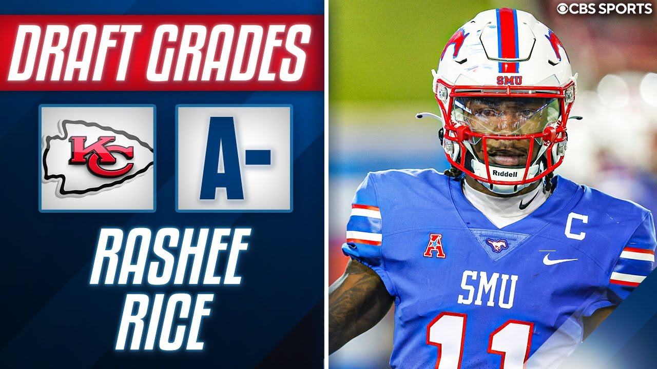 Chiefs SELECT SMU WR Rashee Rice with the 55th Pick | CBS Sports - YouTube