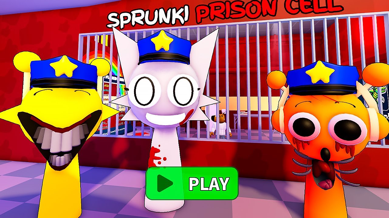 SPRUNKI FAMILY PRISON RUN OBBY ROBLOX - YouTube