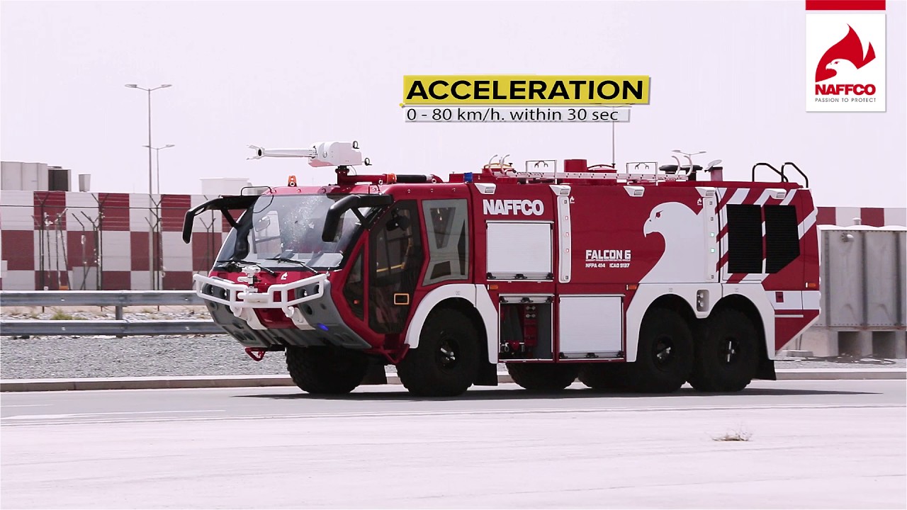 NAFFCO Airport Special Vehicles in action! - YouTube