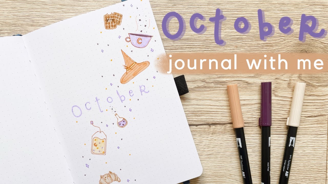 BULLET JOURNAL SETUP | october 2022 - YouTube