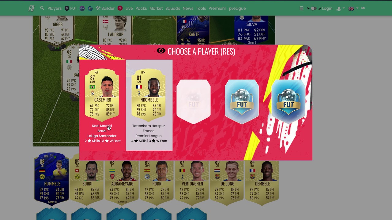 FIFA 20 FUT Draft - YouTube