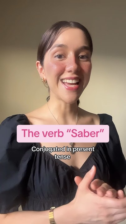 The verb “saber” (to know) conjugated in present tense! - YouTube