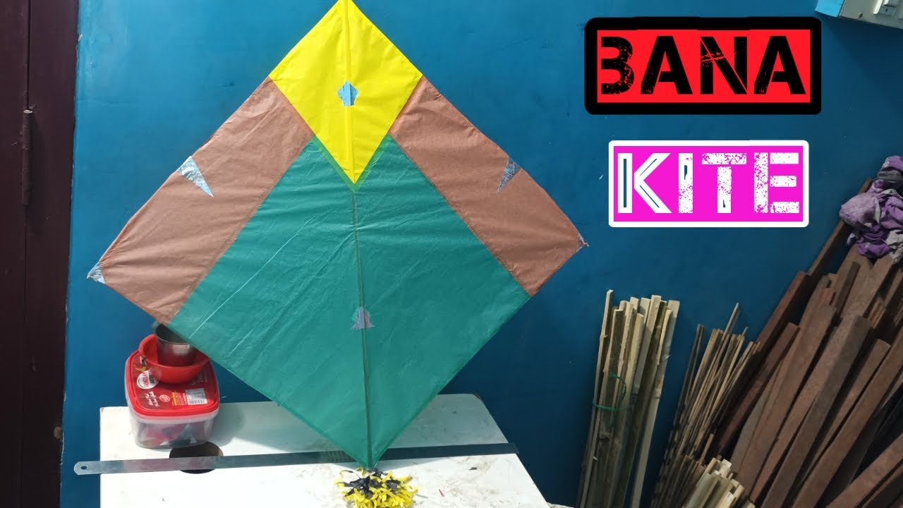 Bana Kite 🪁 🪁 Making By // Designer Craft And Kites - YouTube