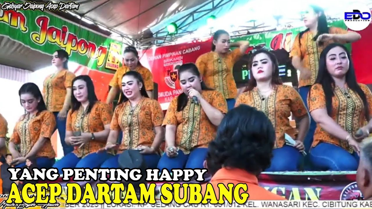 Jaipongan ACEP DARTAM | YANG PENTING HAPPY | BAJIDORAN JAIPONGAN - YouTube