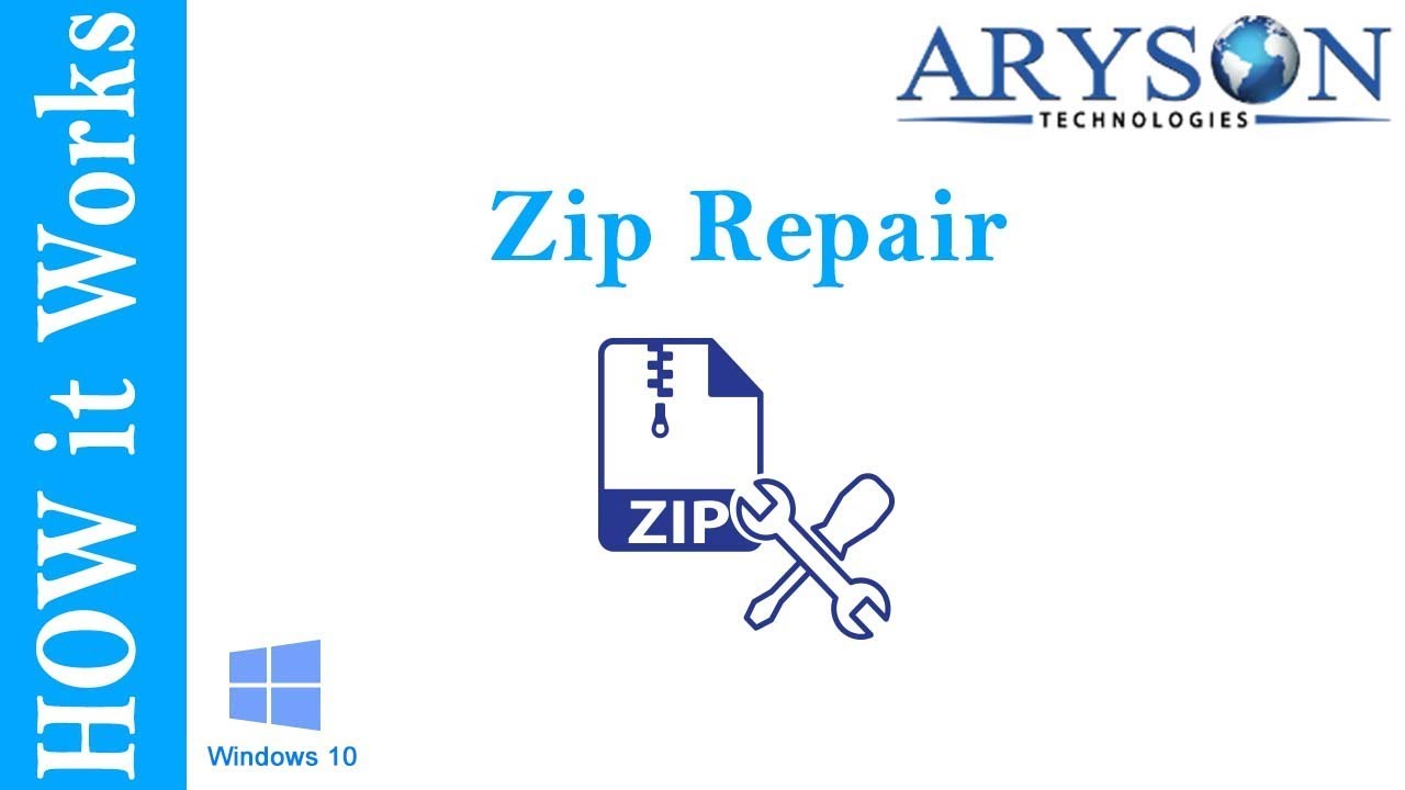 How to Repair Corrupt or Damaged ZIP Files using Aryson ZIP Recovery ...