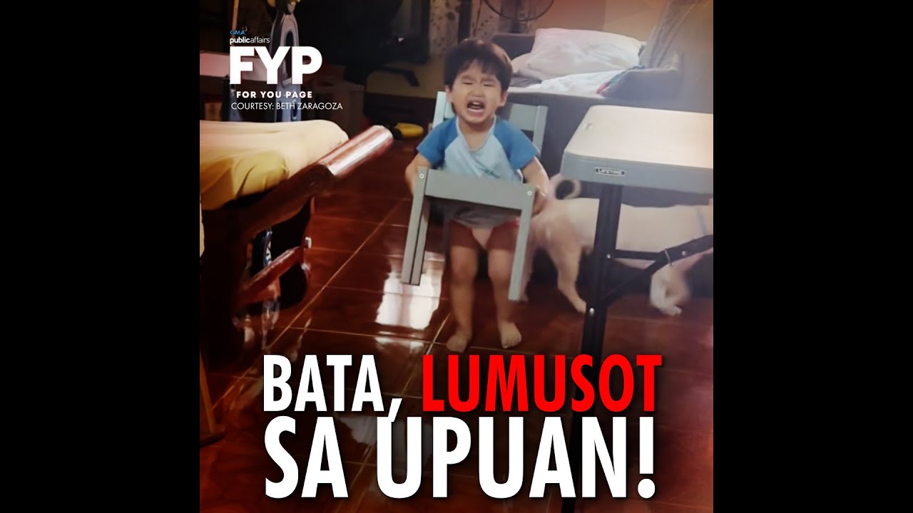 Cute na bata, lumusot sa upuan! | FYP - YouTube