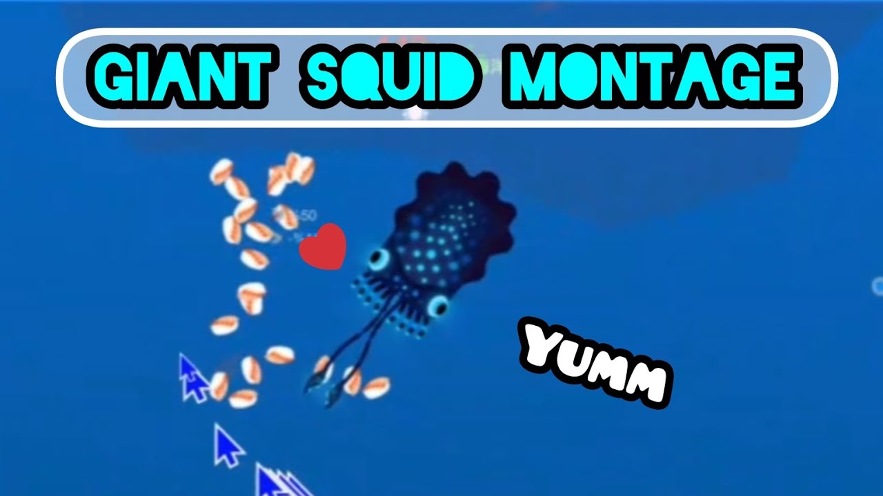 Deeeep.io: Giant Squid Montage 1 - YouTube