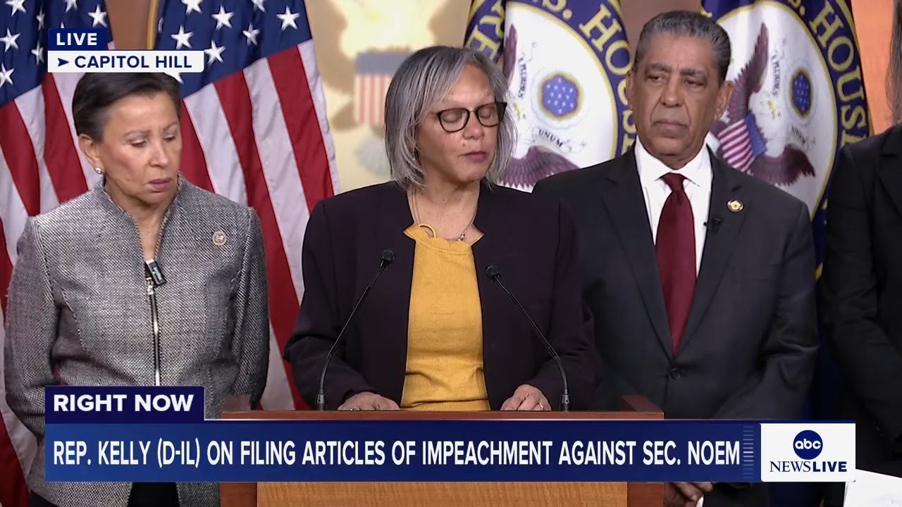 LIVE: Rep. Kelly holds news conference on filing articles of ...