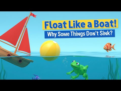 Float Like a Boat! 🌊 Why Boats Don't Sink? Buoyancy and Science ...