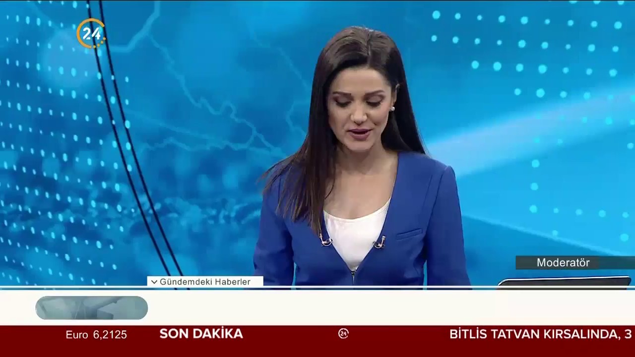 24 TV MODERATÖR HELİN ASLAN 02.08.2019 - YouTube