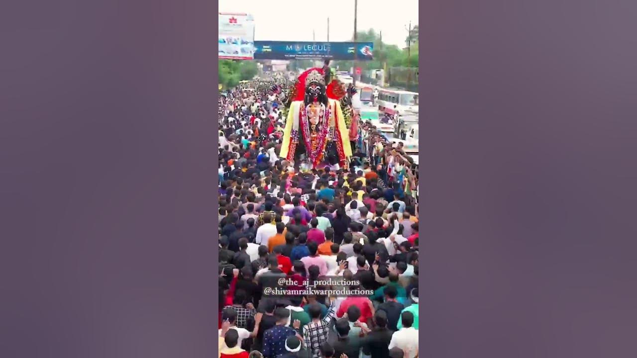 Kali Ji Visarjan Yatra Sadar Bazar Jhansi Navratri