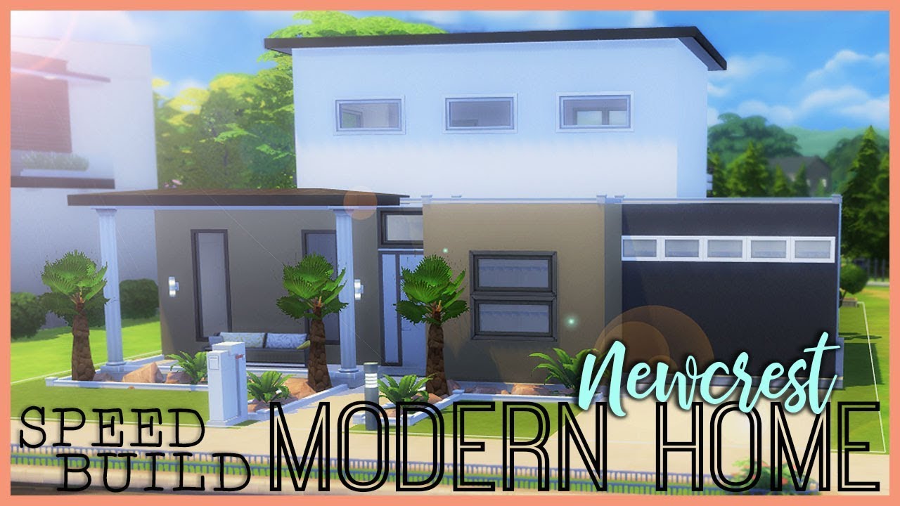 Speed Build // Newcrest Modern Home - YouTube