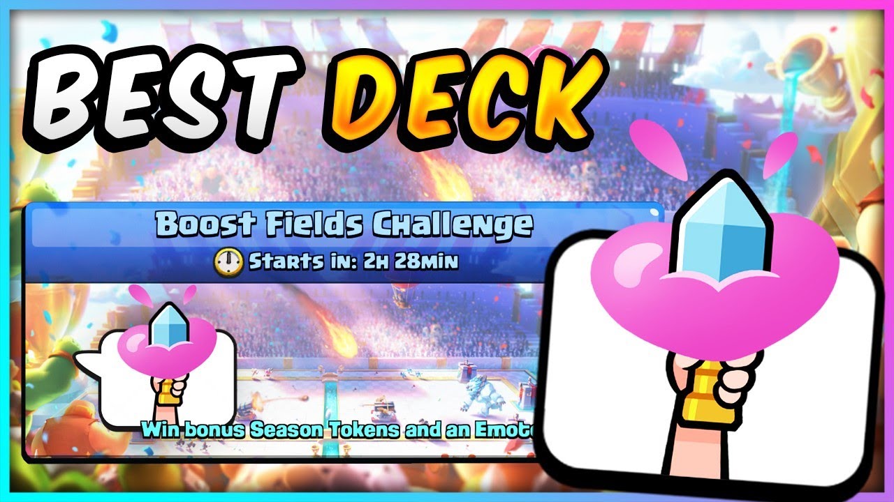 BOOST FIELDS CHALLENGE in CLASH ROYALE! - YouTube