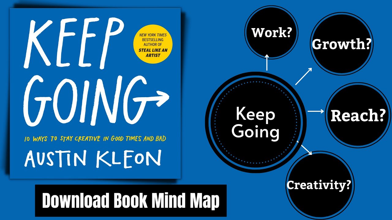 Keep Going book by Austin Kleon Summary in Hindi | Mind map - YouTube