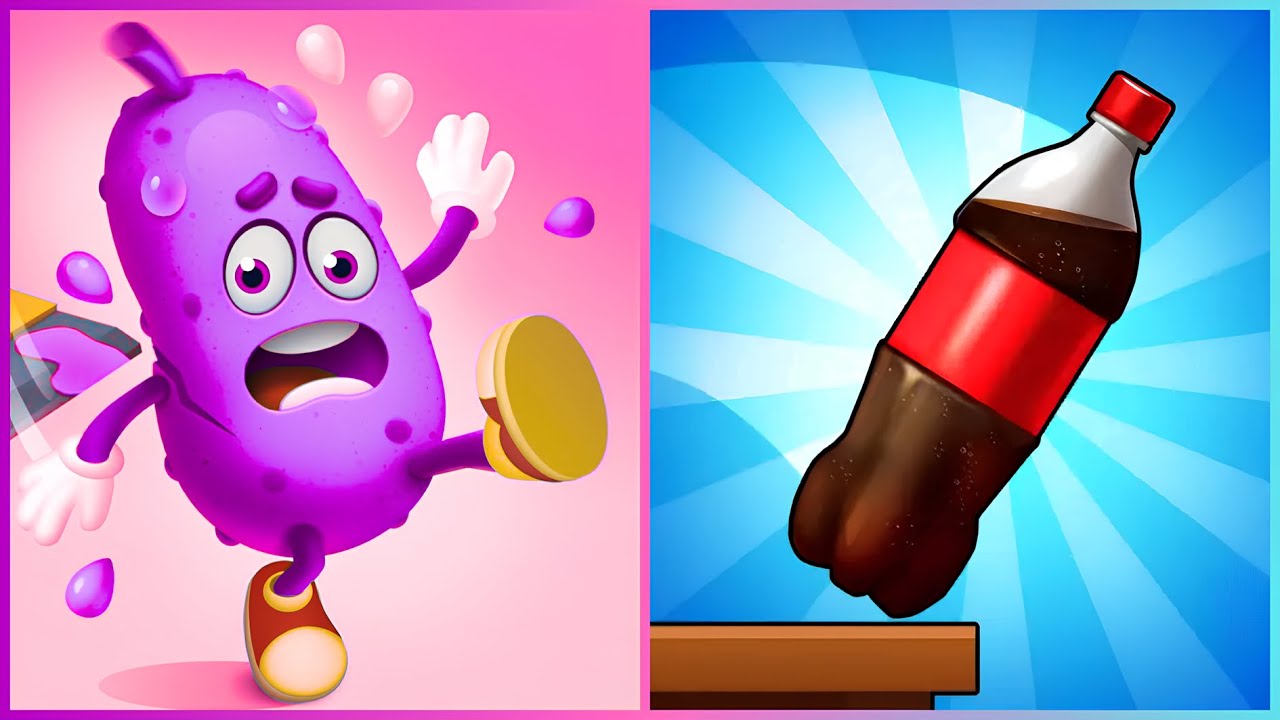 Bottle Jump 3D VS Wacky Run - All Levels SpeedRun Gameplay Ep1 - YouTube